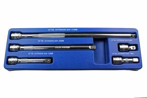 US PRO 5pc 1/2 dr Extension Bar Set 50, 75, 125, 250 & 375mm 4027