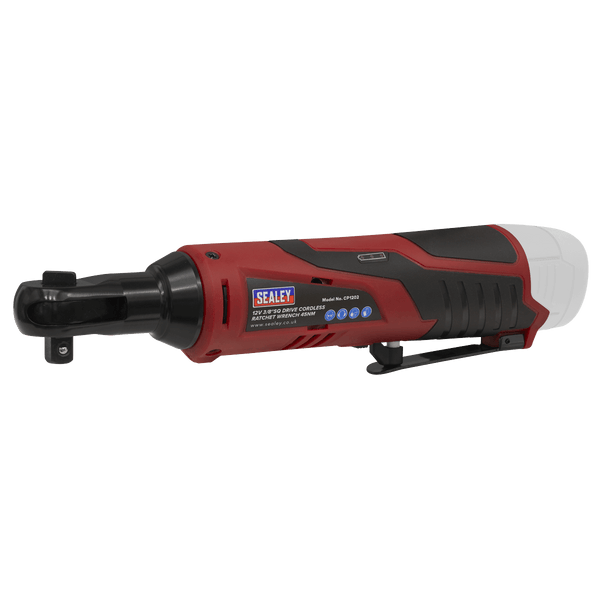 Sealey Cordless Ratchet Wrench 3 8 Sq Drive 12V SV12 Series Body Onl