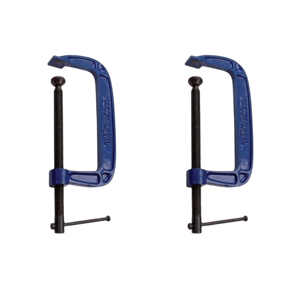US PRO Tools G Clamp Set 150mm 6 Inch Clamps 2pc 2682