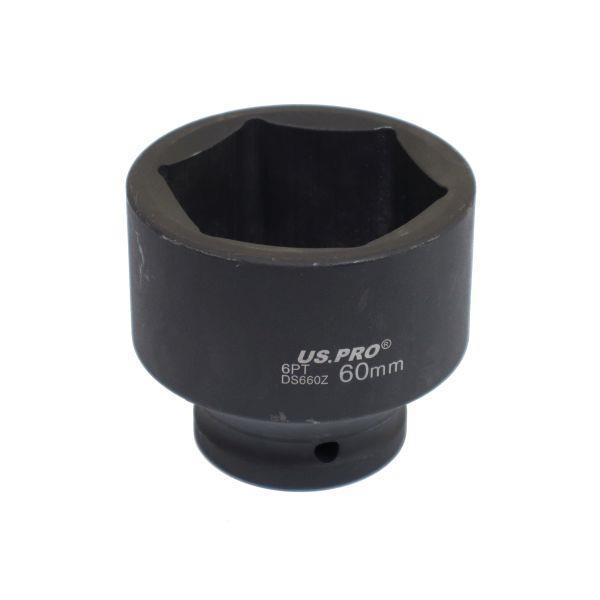 US PRO Tools Single 3/4" DR 60MM 6PT Impact Socket 3713