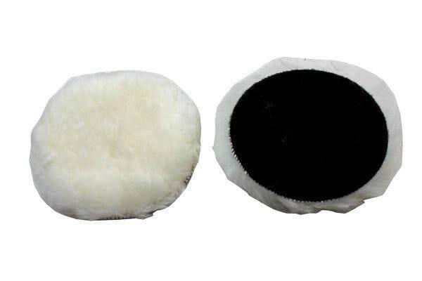 VEWERK 2 X 125MM Australian Wool Polishing & Buffing Mops 9143